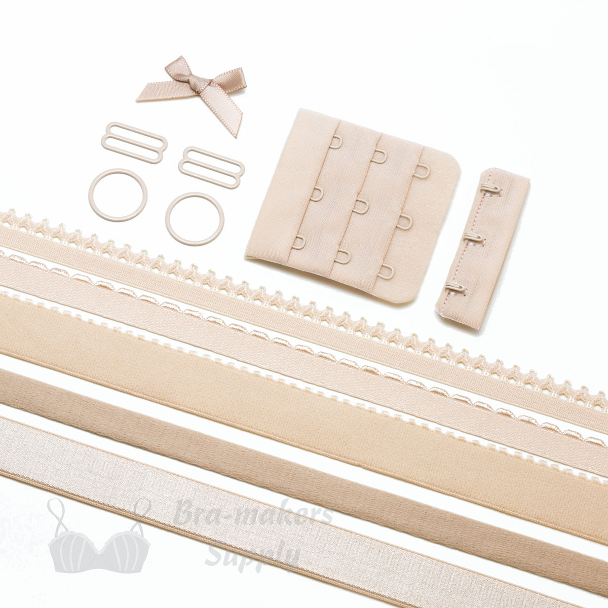 Additional Beige Large Classic Bra Findings Kit | Gigis Bra Supply