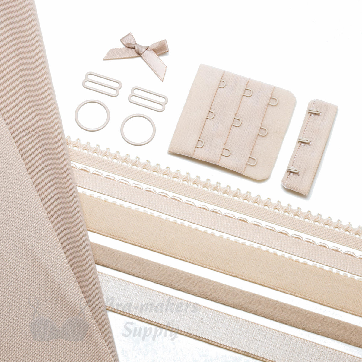 Bra Kit, Light Copper Full Kit (Fabric and Findings) | Gigis Bra Supply